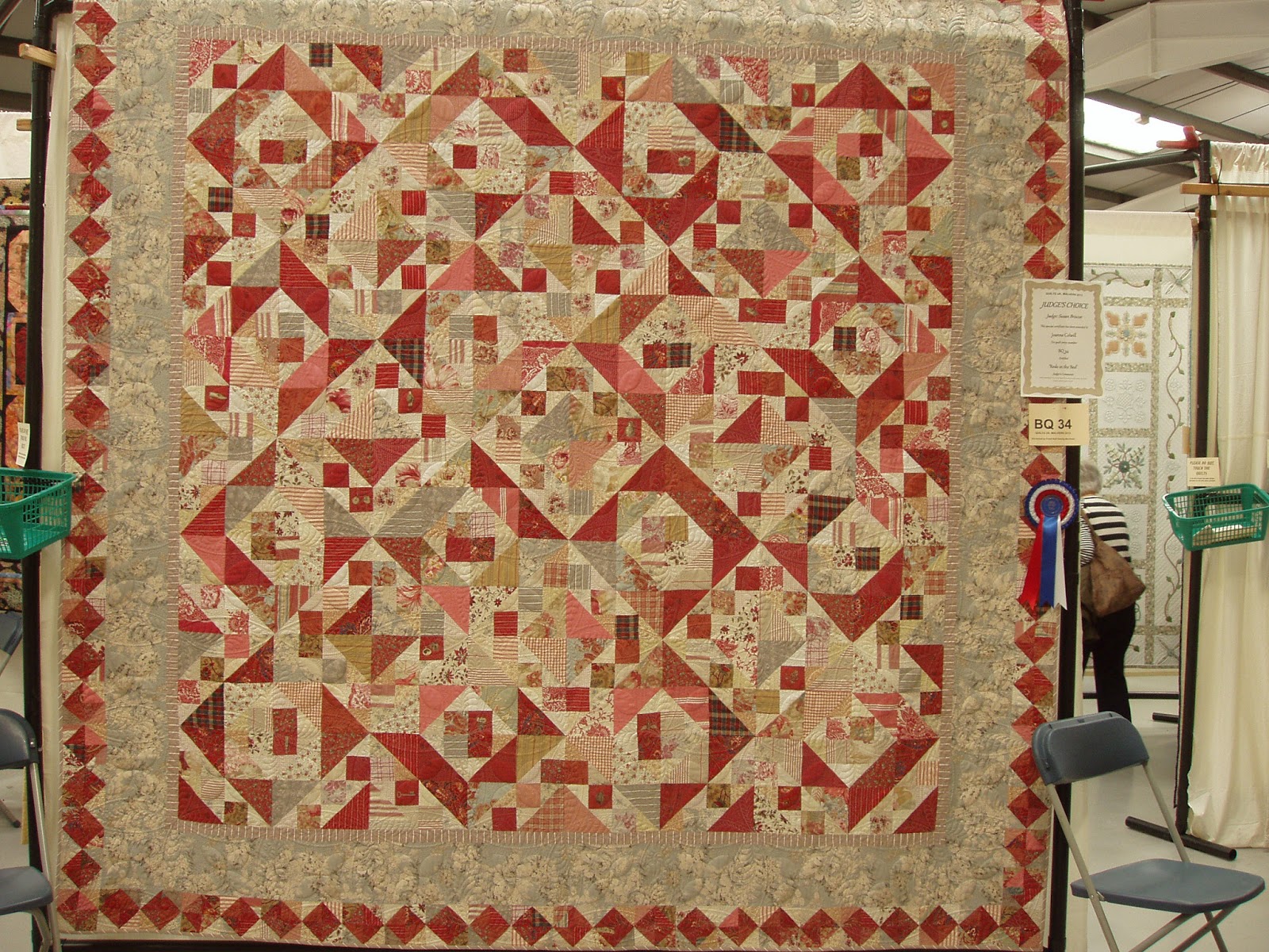 sashiko and other stitching: Quilts UK at Malvern etc.