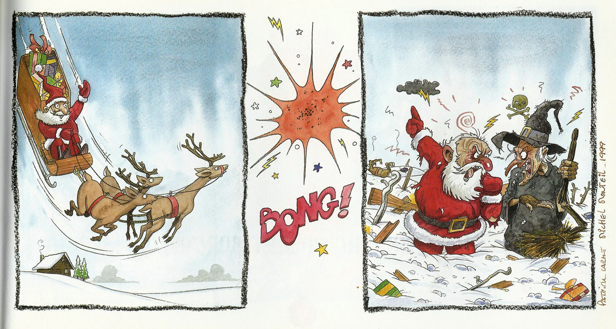 ECC Cartoonbooks Club: The foolish and evil Santa Clauses - Les Pères ...