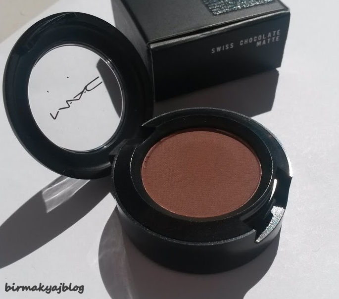 Mac Swiss Chocolate Matte Far İncelemesi - Bir Makyaj Blog