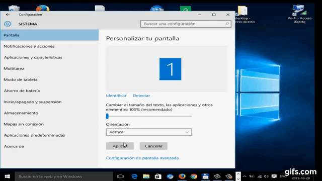 Como Girar La Pantalla De Mi Pc En Windows 10 Y En Windows 7