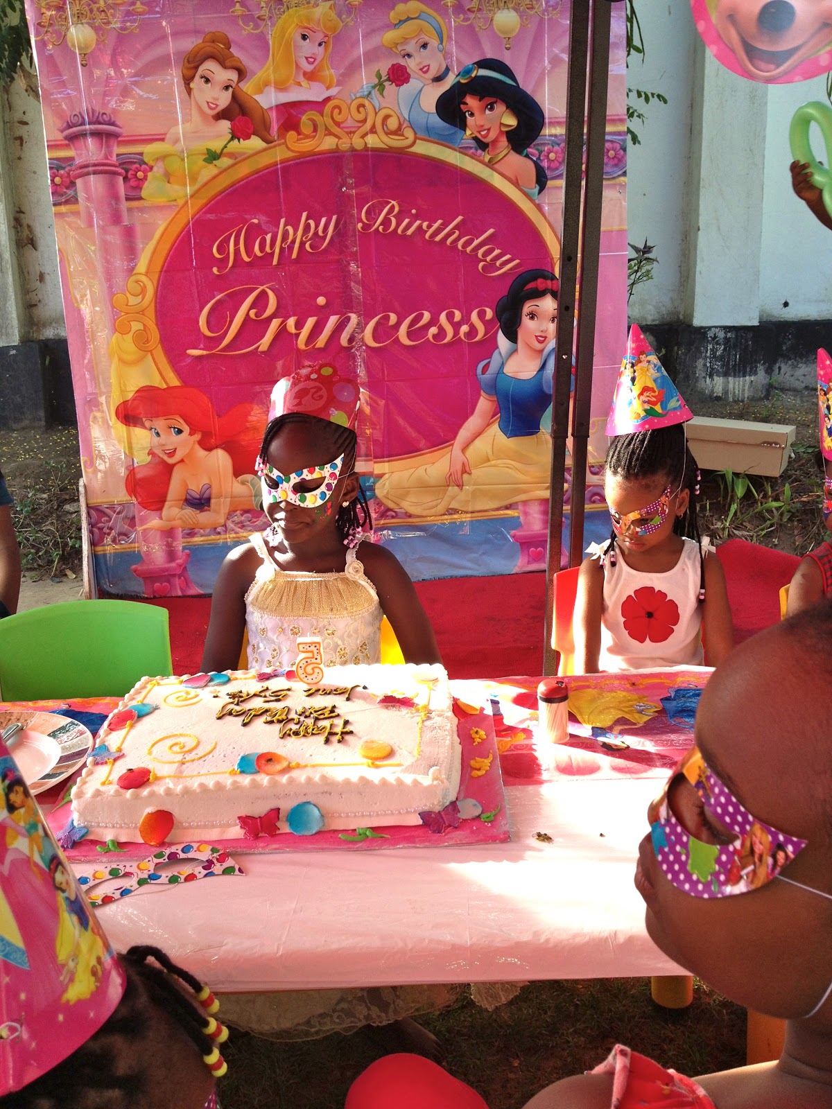 A 5th Birthday ; Princess theme.