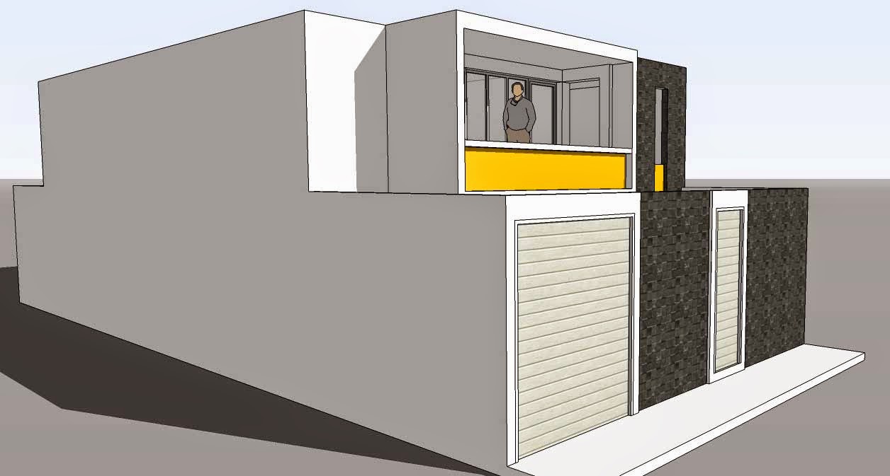 Vivienda Bifamiliar en terreno de 9 x 20 metros