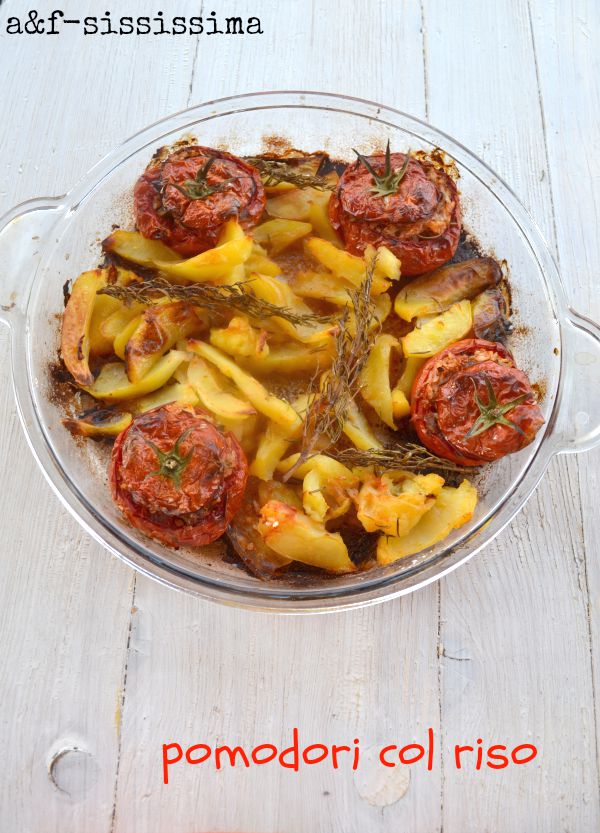 acqua e farina-sississima: Cucina del Lazio: pomodori col riso