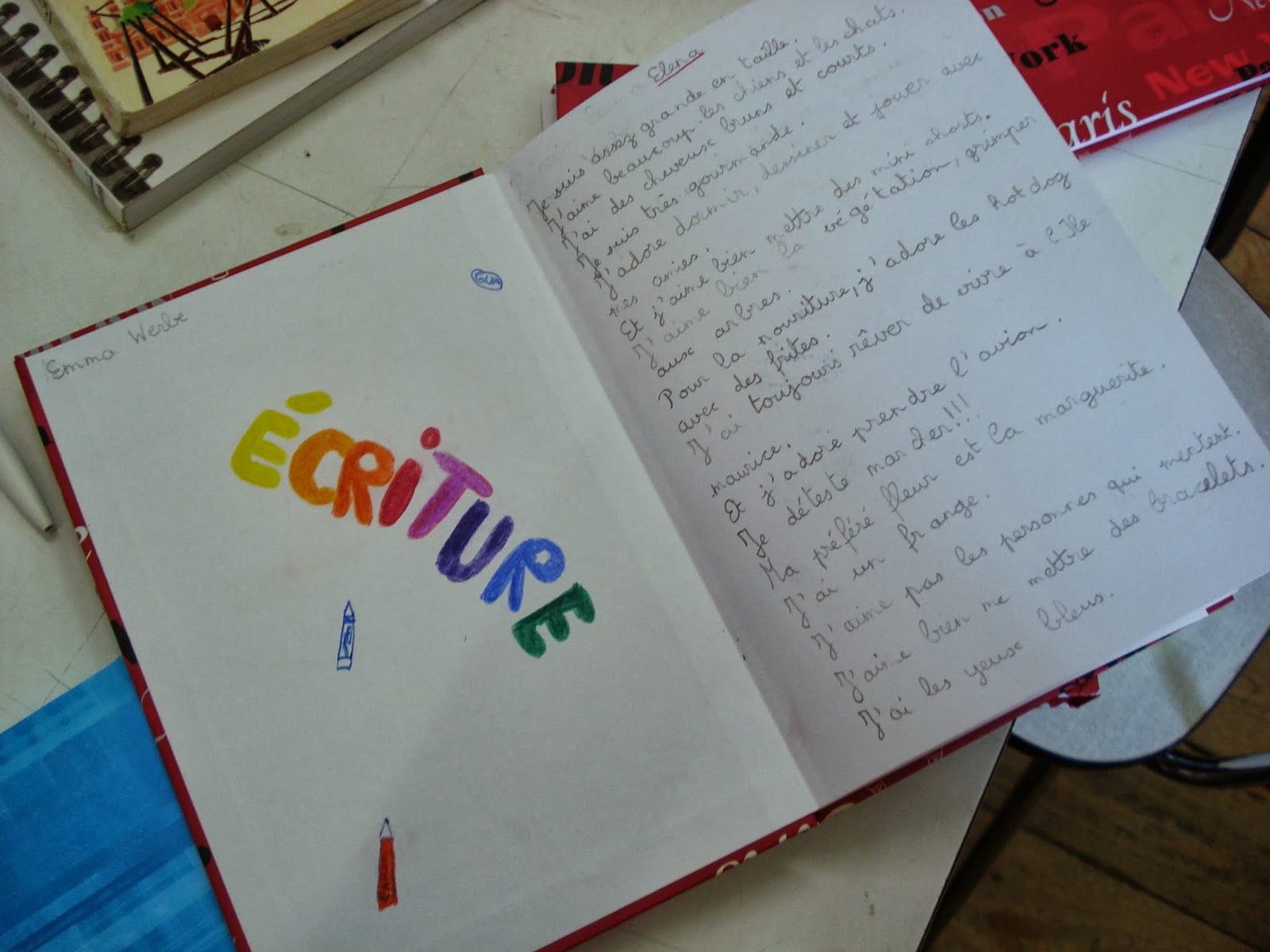 Ateliers d'écriture