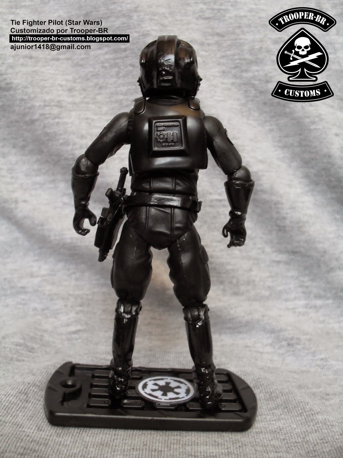 Gi joe Custom Action Figures: Tie Fighter Pilot - Star Wars