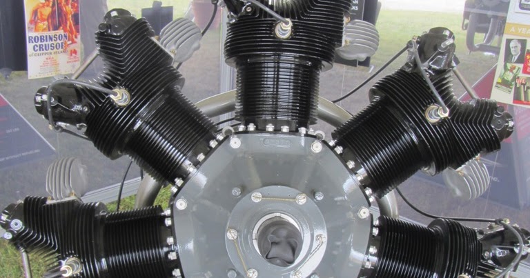 Motor de pistones Continental R-670