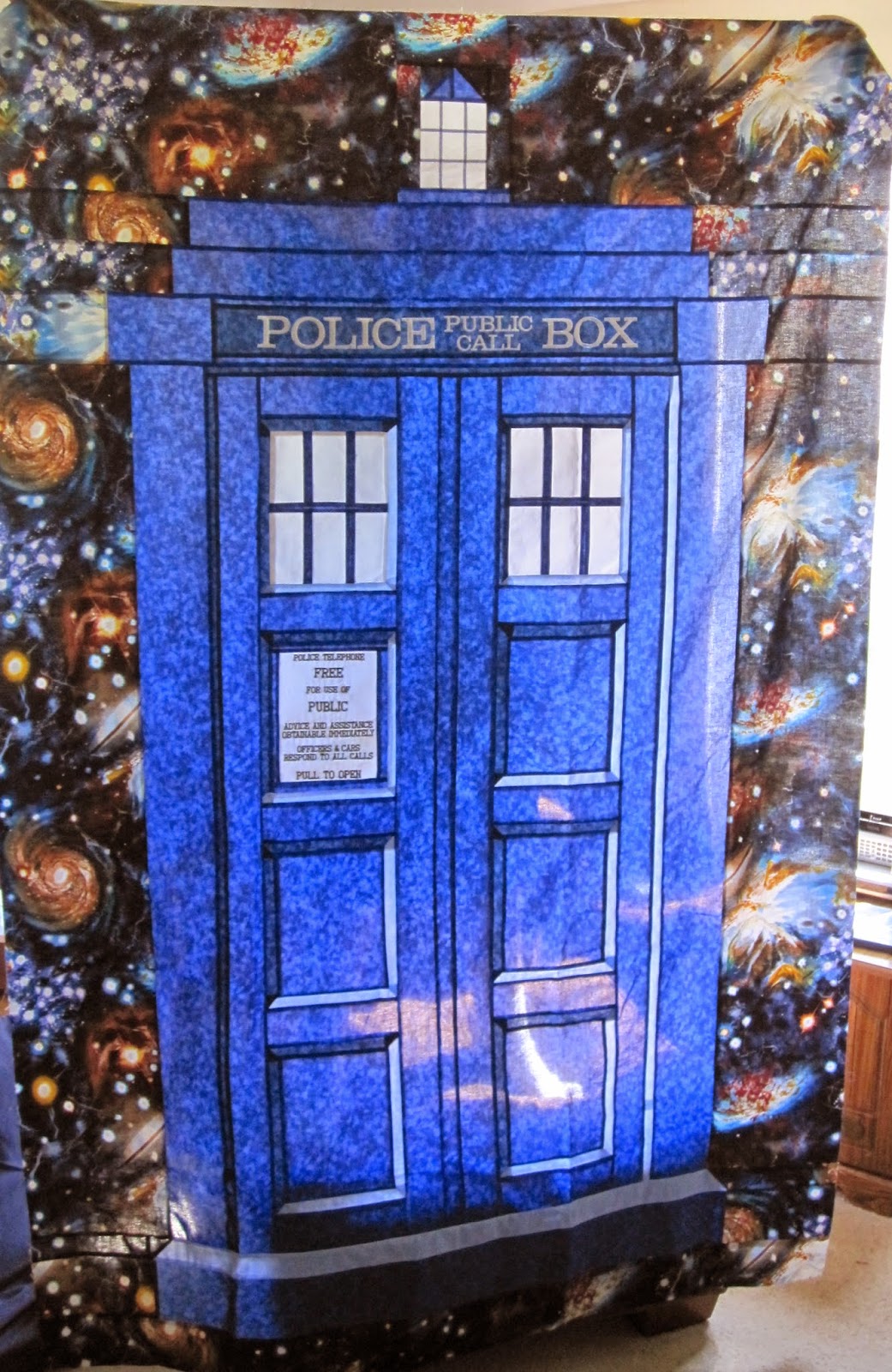 Bobbi Buller: Tardis Quilt