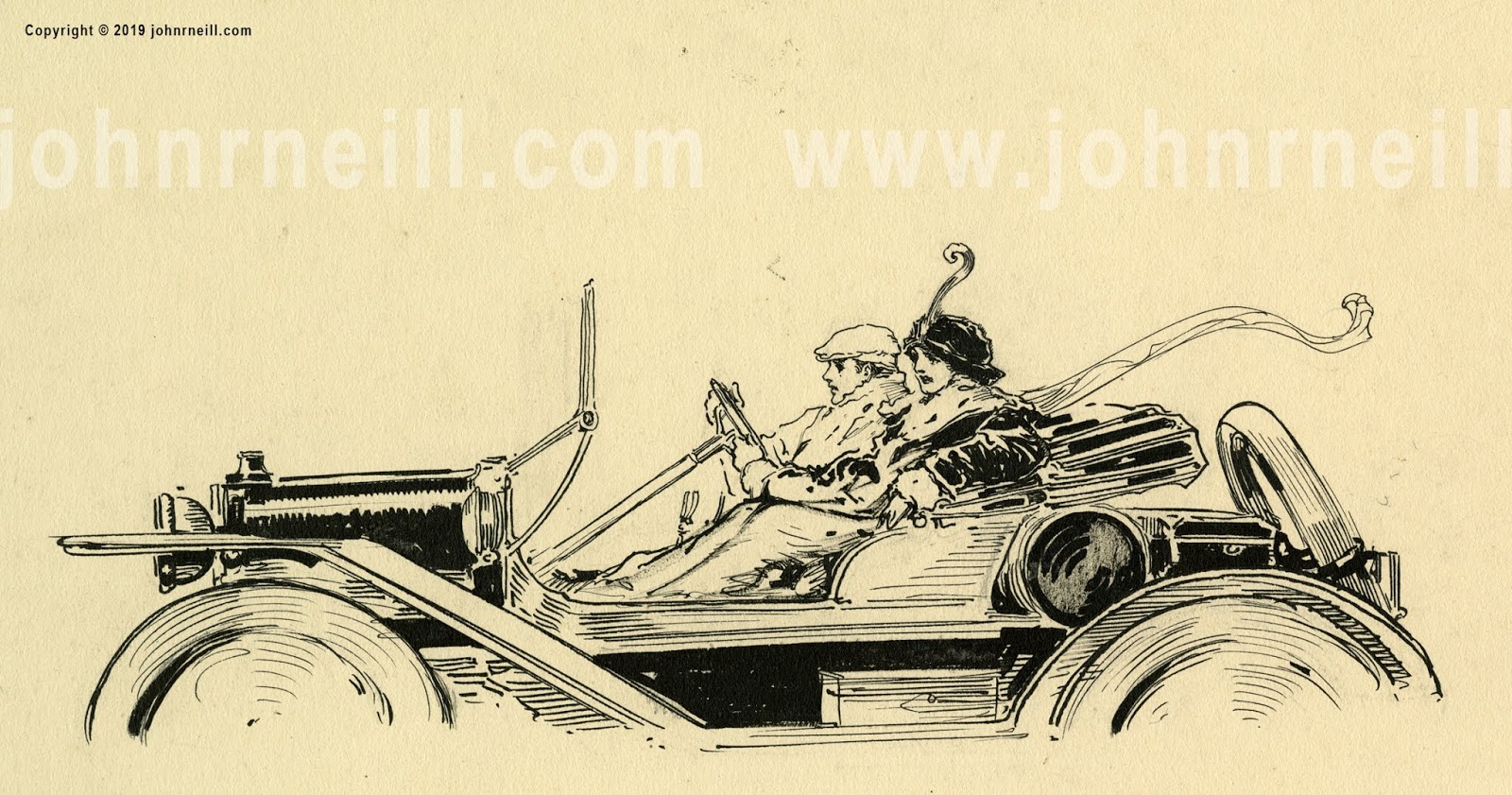 Hungry Tiger Talk: Original Art by John R. Neill!