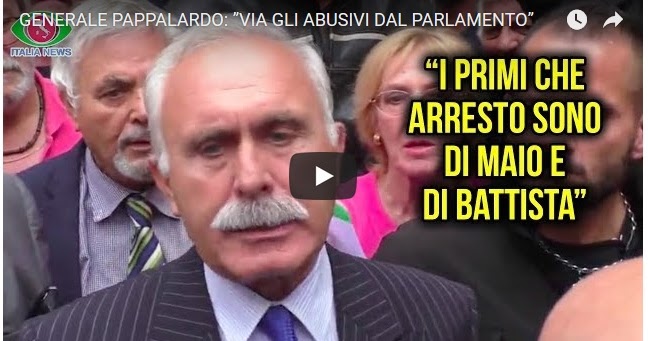 Luigi Piccirillo: IL RITORNO DEL GENERALE PAPPALARDO DETTO PAPPAVITALIZIO