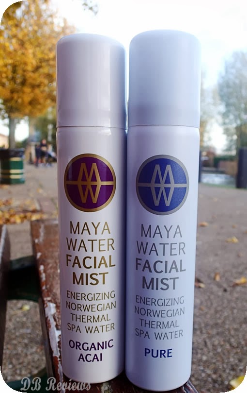 Hydrating Facial Mist from Maya Water - DB Reviews - UK Lifestyle Blog