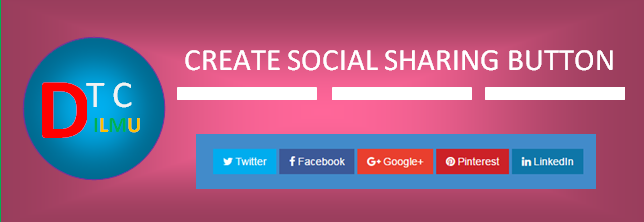 Membuat Tombol Share Pada Artikel Web Dengan CSS Dan FontAwesome