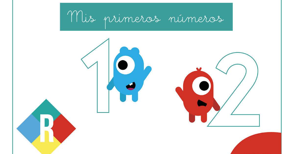 Fichas Mis primeros números PDF | Recursos Educativos | Nabaes Maestra