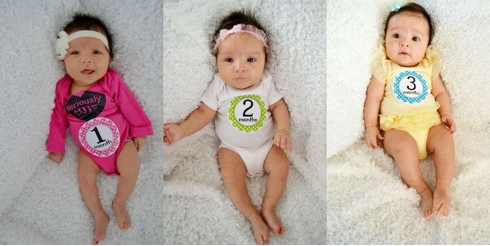 My Family Of 3: Graciella's 3 month update!