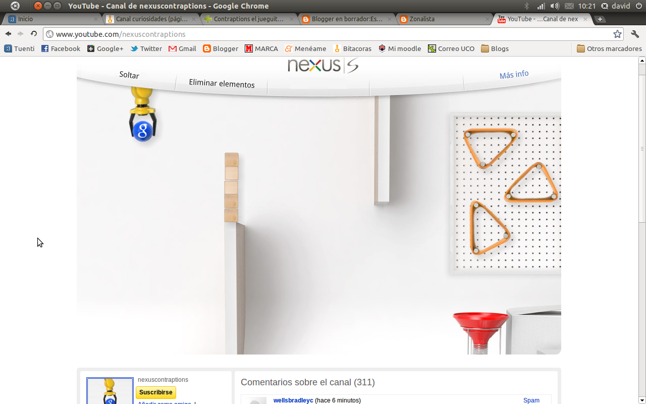 Zonalista: Contraptions un juego adictivo de Google