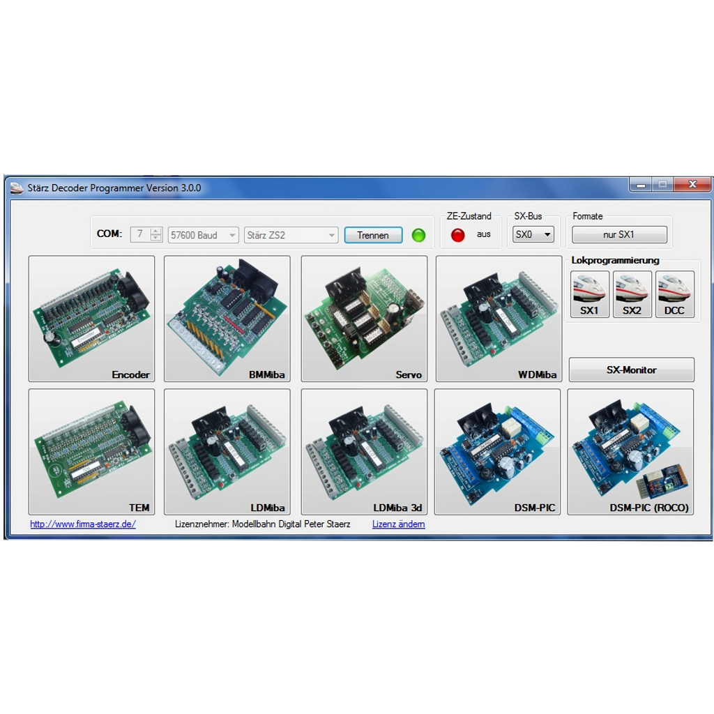 Firma Stärz: Digitalzentrale ZS2+ & Traincontroller-Unterstützung, Update Stärz-Decoder ...