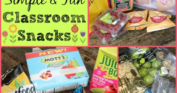 Biting The Hand That Feeds You: Simple and Fun Classroom Snacks