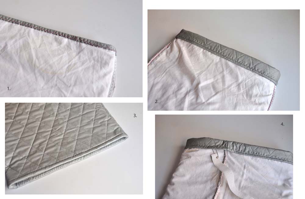 Aesthetic Nest: Sewing: Silver Quilted Mini Skirt (Tutorial)