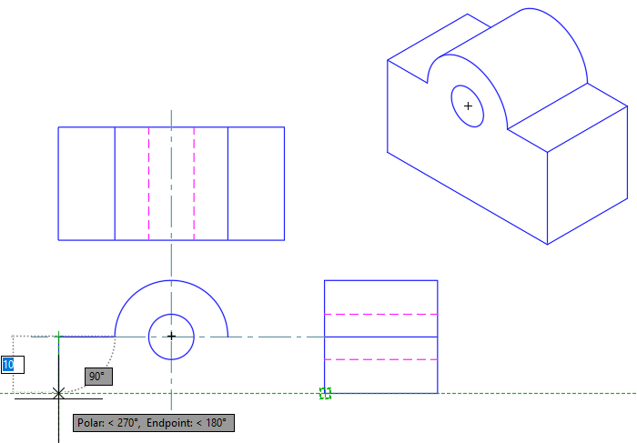 AutoCAD 2018 Essential: Object Snap Tracking - Drawing Precision