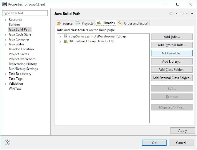 Invoke SOAP web service using Client Jars(wsimport command)