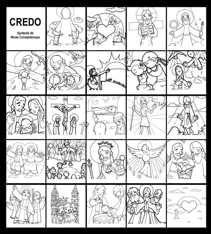 Activités de caté autour du Credo, la profession de foi