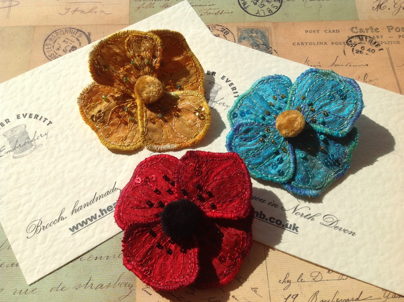 Heather Everitt Embroidery: New Designs