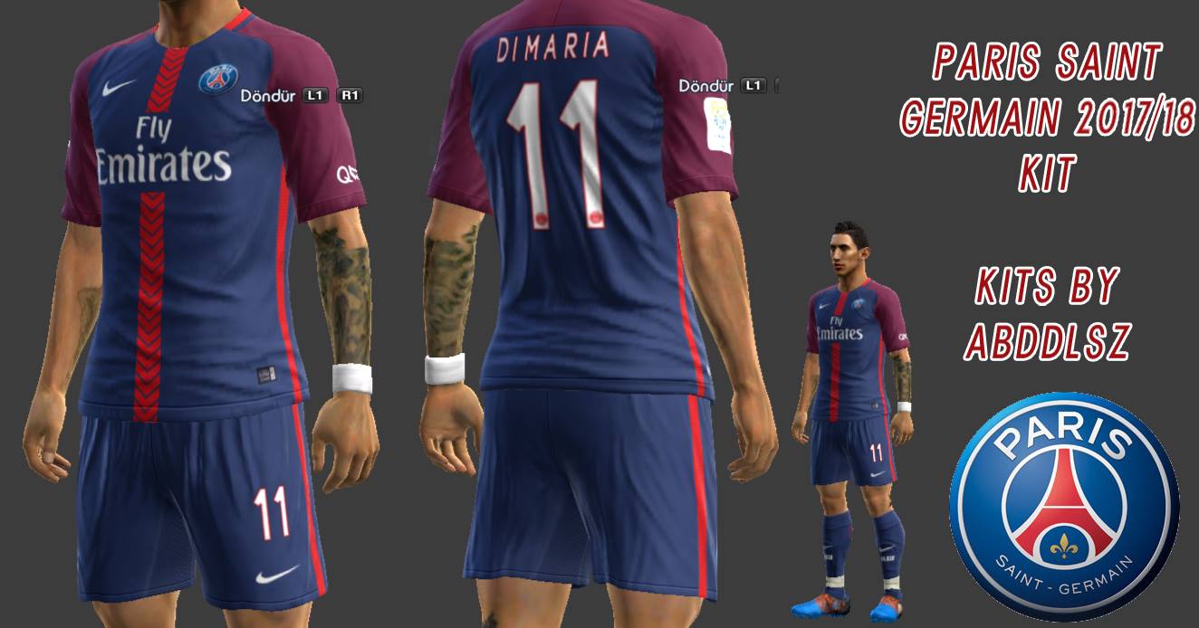 FB : PES 2013 Paris Saint-Germain 17-18 New Kit by AbdDlsz
