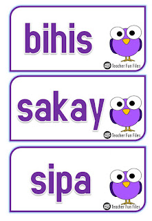 Teacher Fun Files: Pandiwa Flashcards
