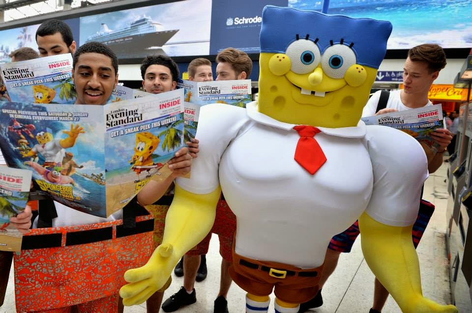 NickALive!: Nickelodeon Megastar SpongeBob SquarePants Spreads ...