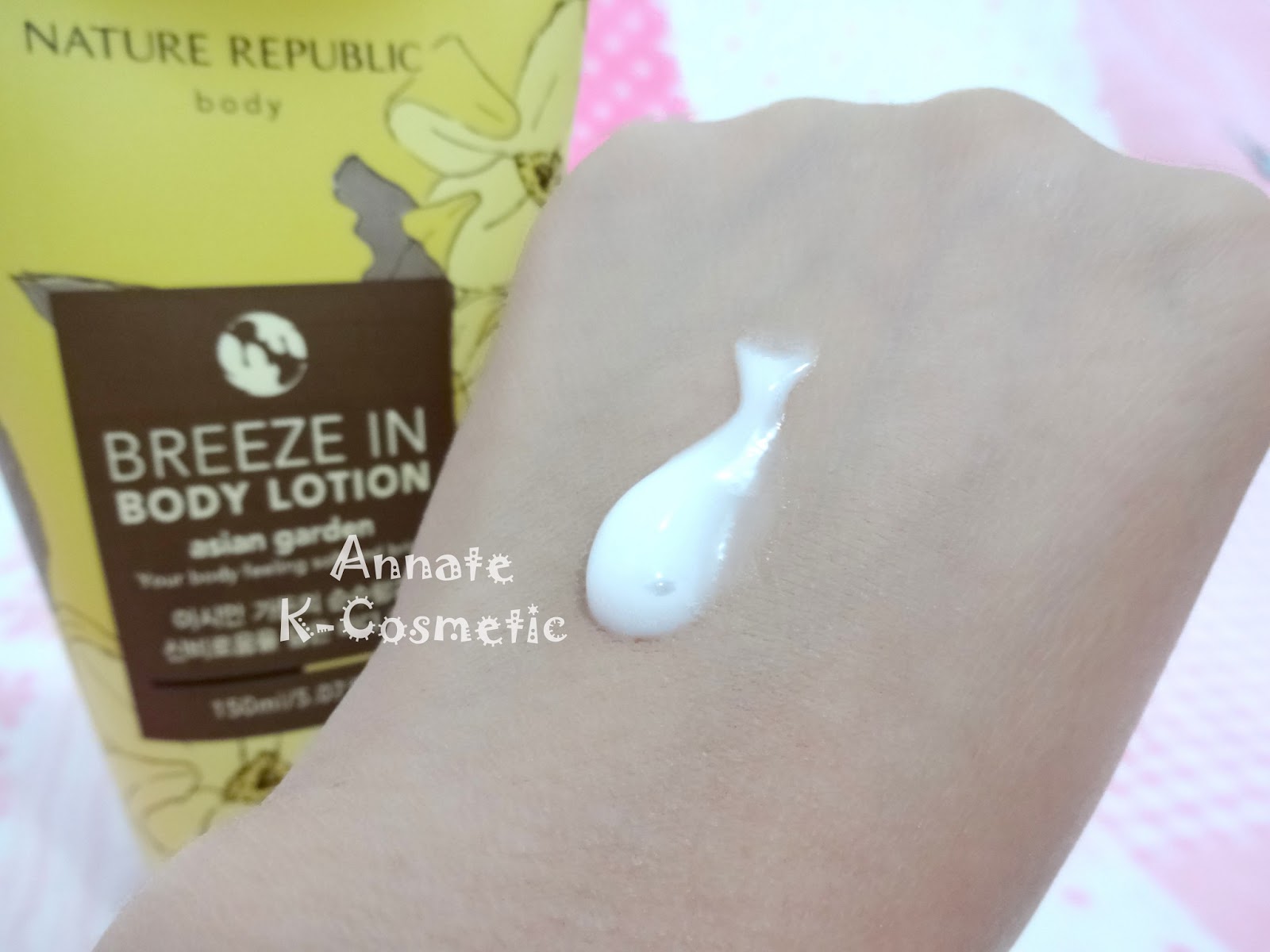 Welcome to Annate's blog: Nature Republic Breeze in Body Lotion Review