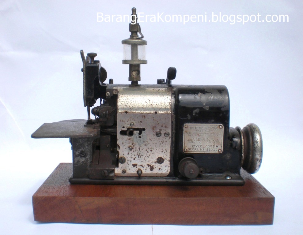 BarangEraKompeni: Mesin Obras MINI " MERROW - Hartford USA