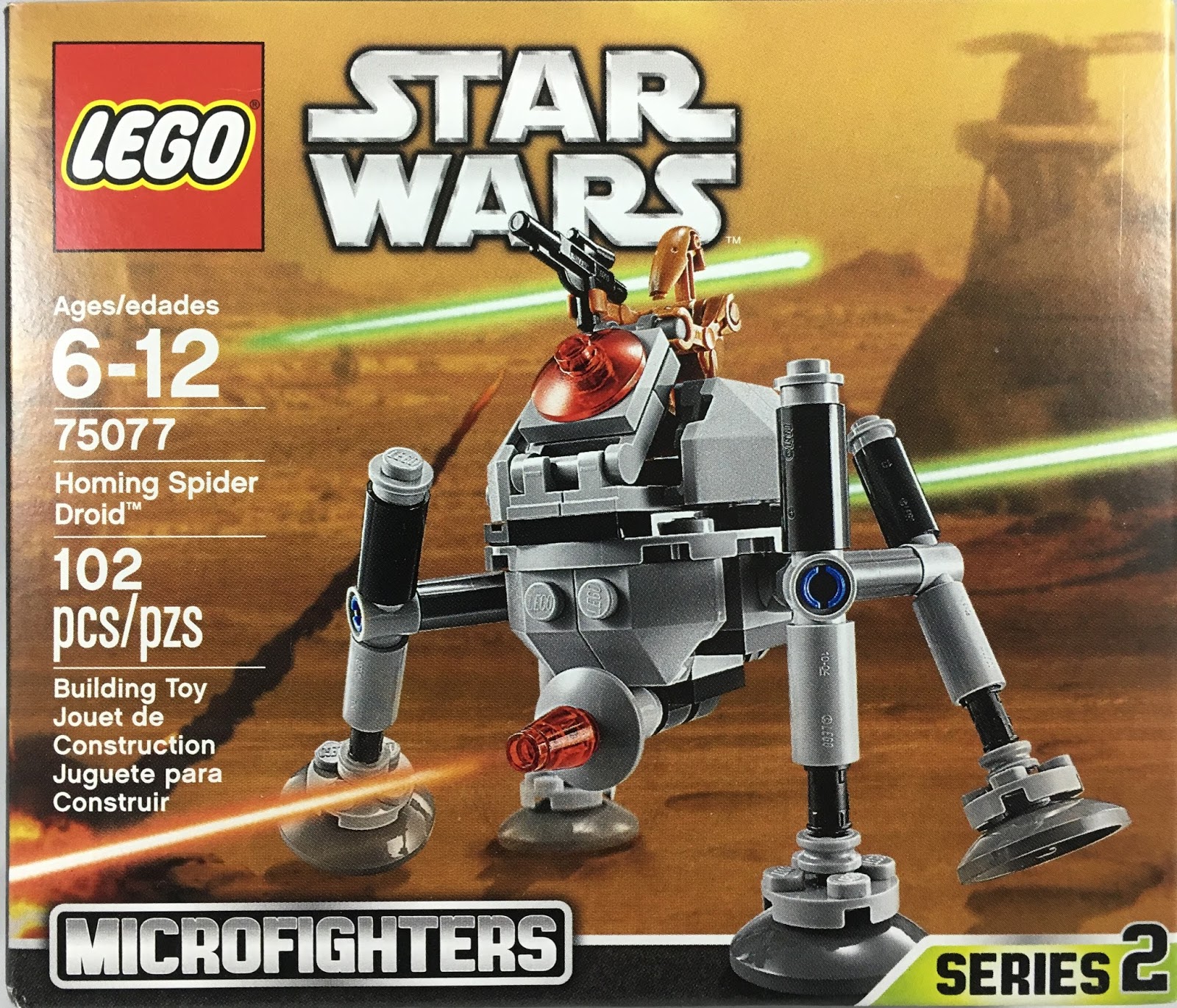 Dark Cloud Blogs: LEGO Star Wars Homing Spider Droid Review for MF0