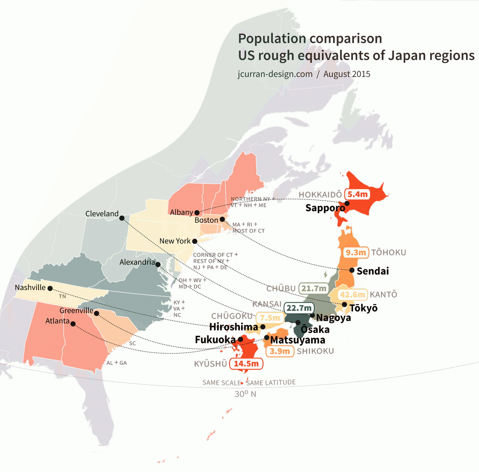 Population Comparison US Rough Equivalents Of Japan Regions Vivid Maps population-comparison-us-rough-equivalents-of-japan-regions-vivid-maps