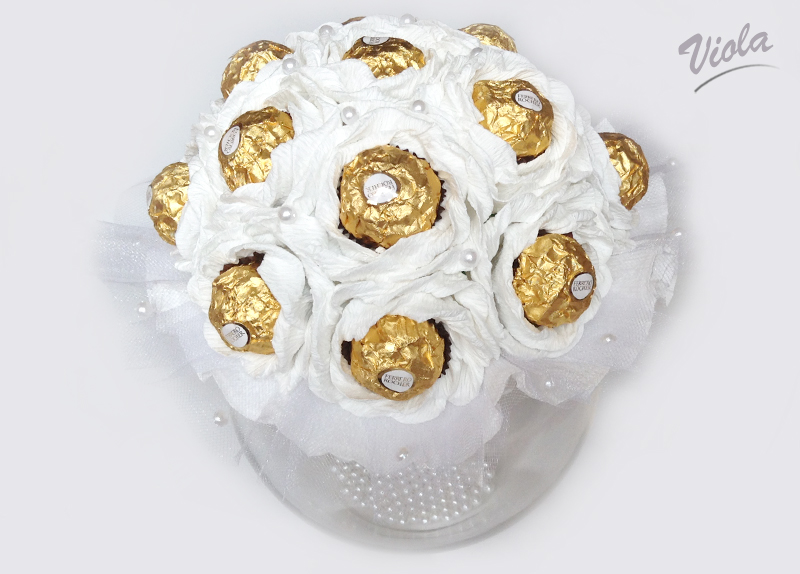 viola-misz-masz: Bukiet z Ferrero Rocher