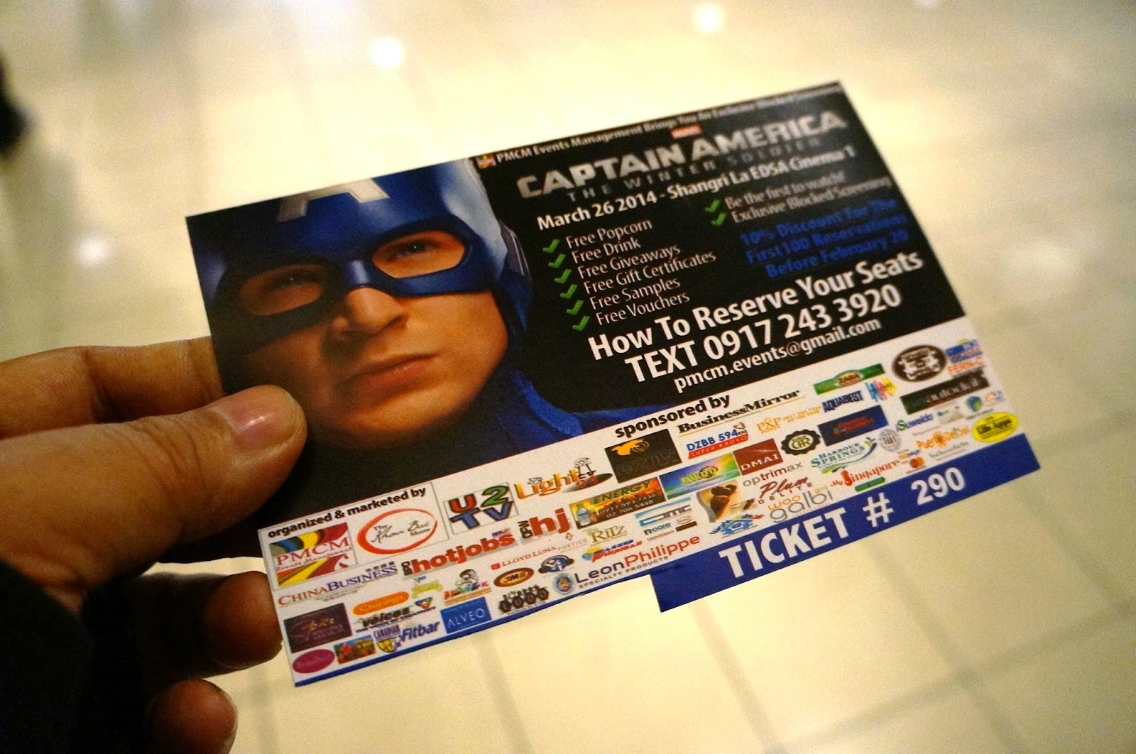 Captain America The Winter Soldier Special Blocked Screening from PMCM ...