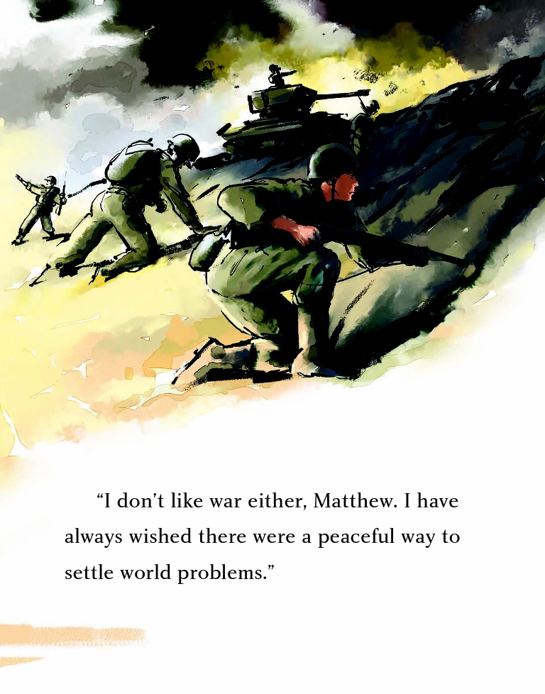 STORYWRAPS: Postcards From a War - a bookwrap