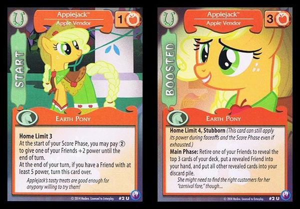 MLP Applejack, Apple Vendor CCG Cards | MLP Merch
