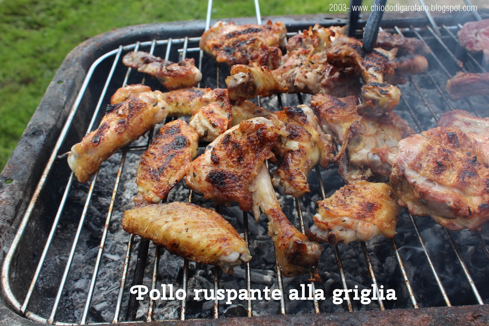 chiodo di garofano: Tempo di grigliate: pollo ruspante alla griglia