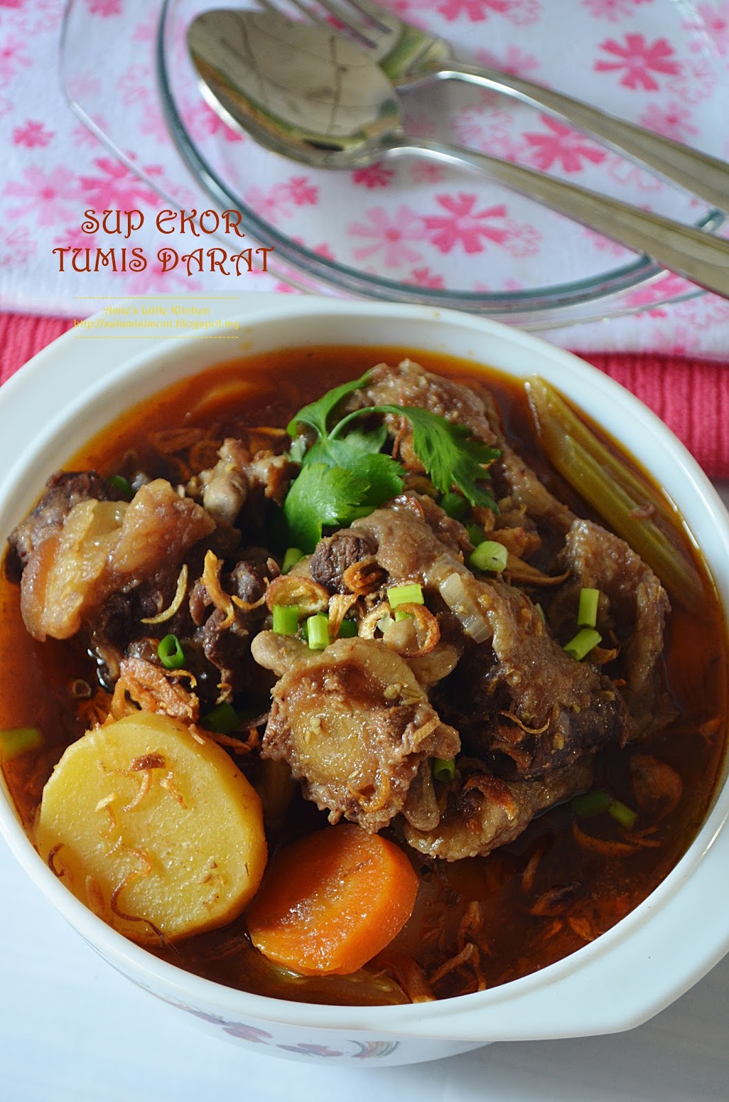 Sup Ekor Tumis Darat - Amie's Little Kitchen