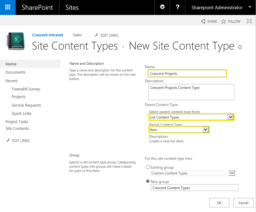How to Create a Content Type in SharePoint using PowerShell? - SharePoint Diary