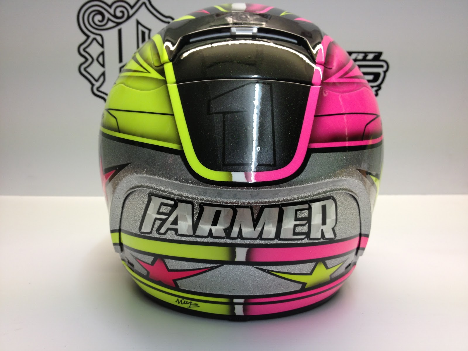 Racing Helmets Garage: Shoei X-Spirit II K.Farmer 2013 by Rage Designs