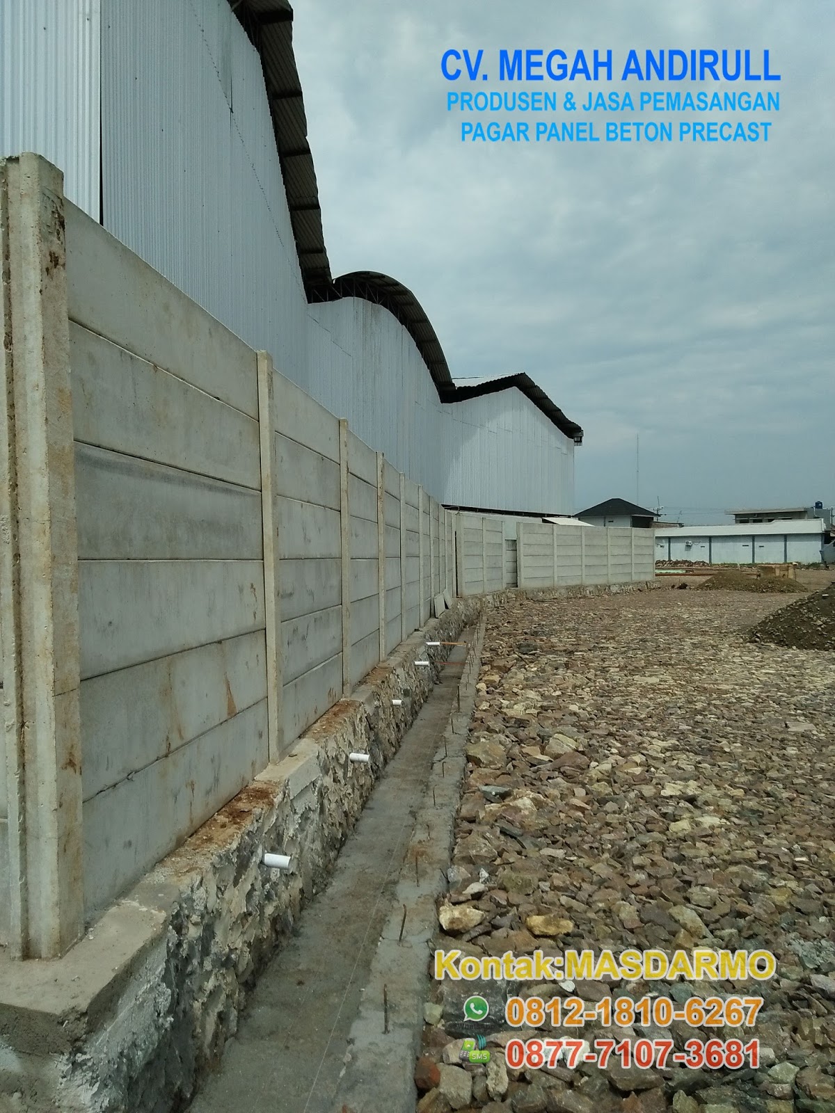 Cara Pemasangan Pagar Panel Beton - Panel Beton Precast Serang Banten