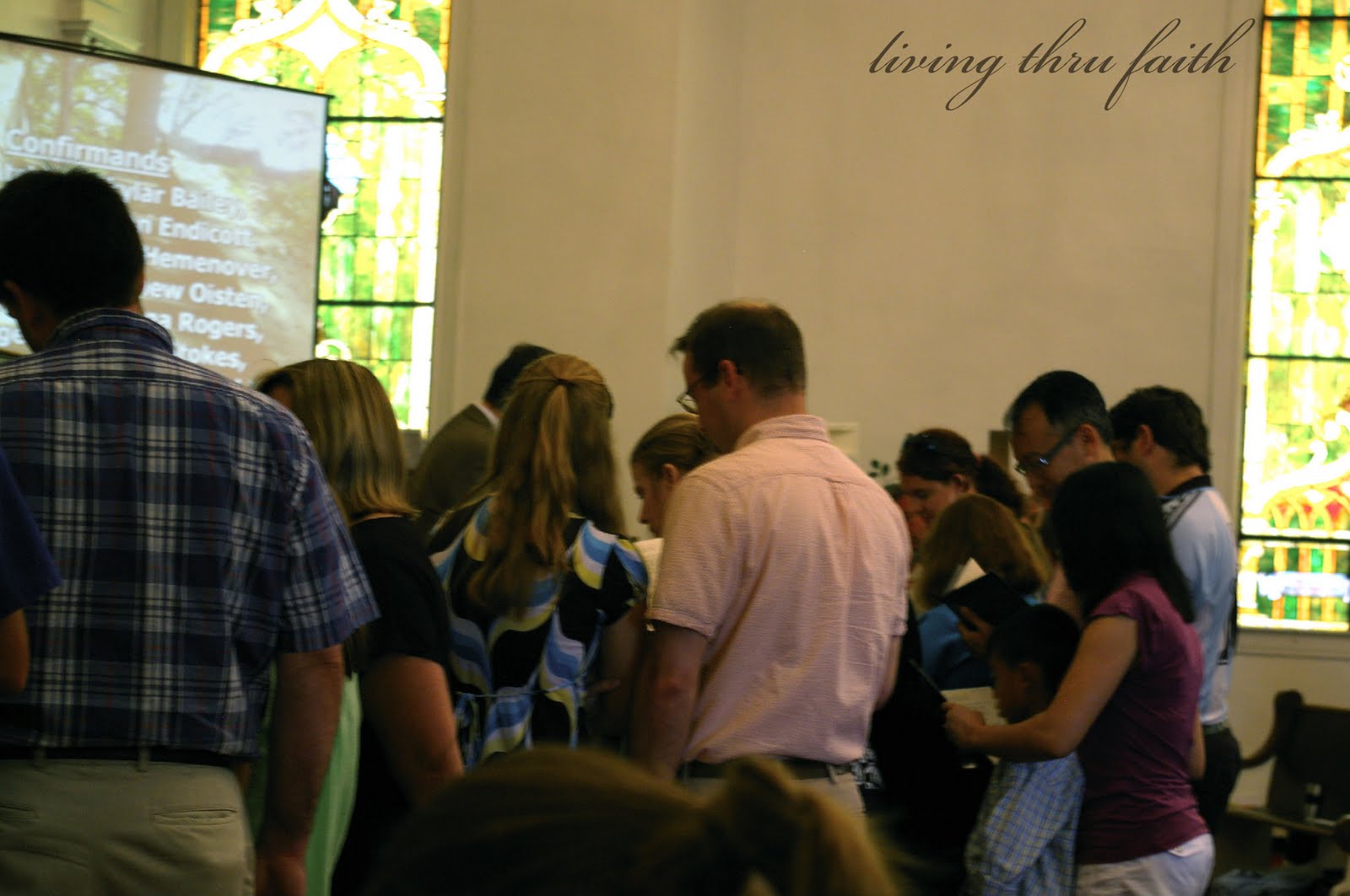 Living Thru Faith: Confirmation Day