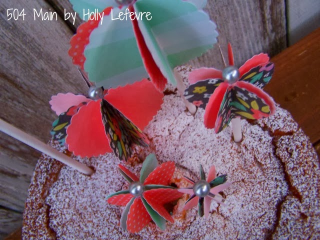 504 Main by Holly Lefevre: How to Make Pretty Paper Cake Toppers