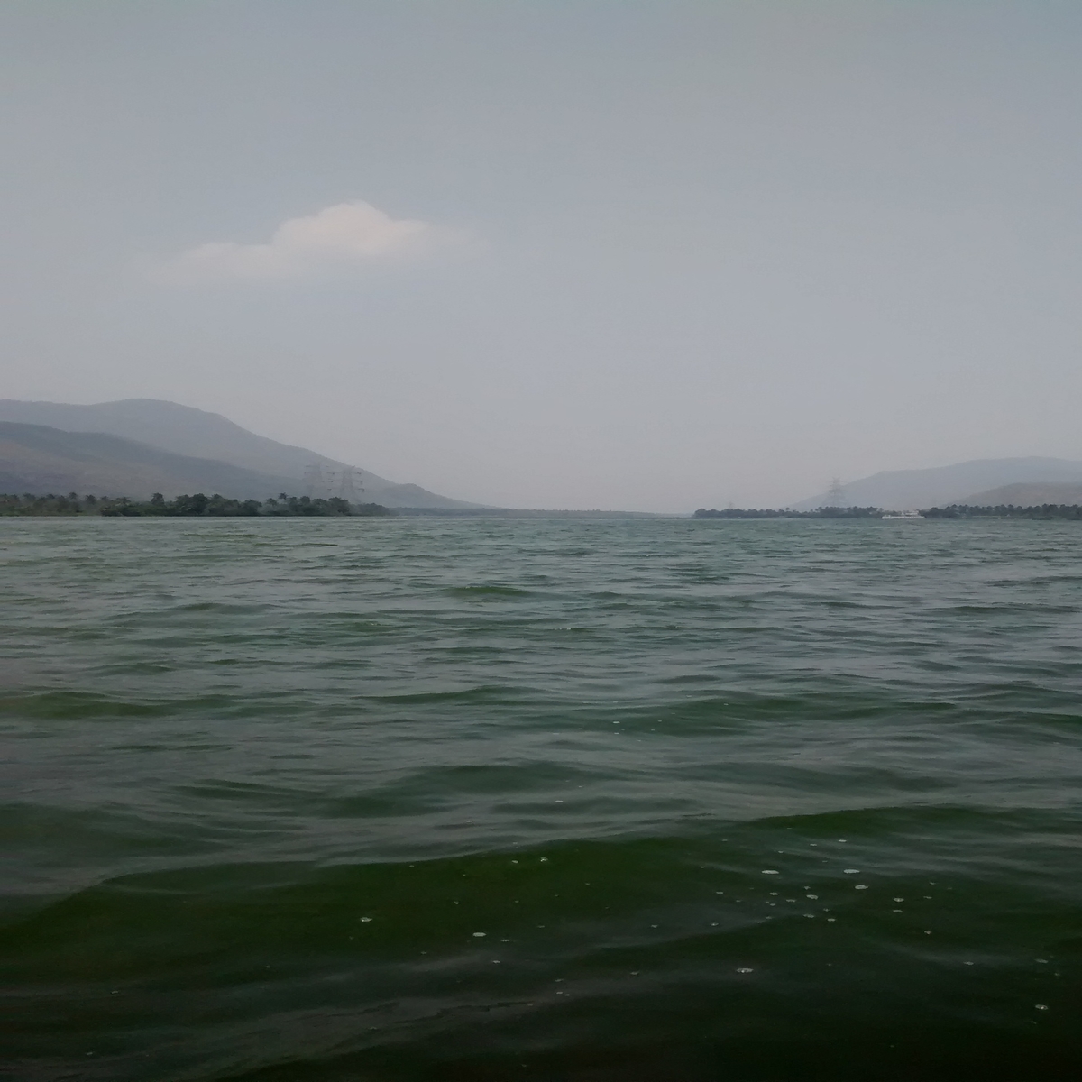 the river along poolampatti village