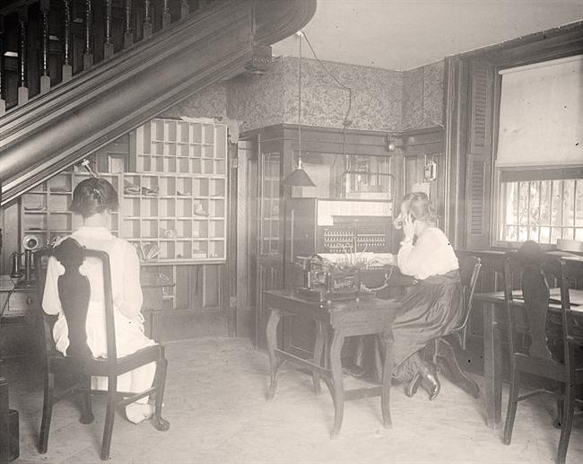 Old Vintage Gallery: Antique Magneto Switchboard Operator Telephone ...