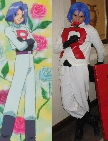 pokemon cosplayers: Pokémon Team Rocket James Cosplay