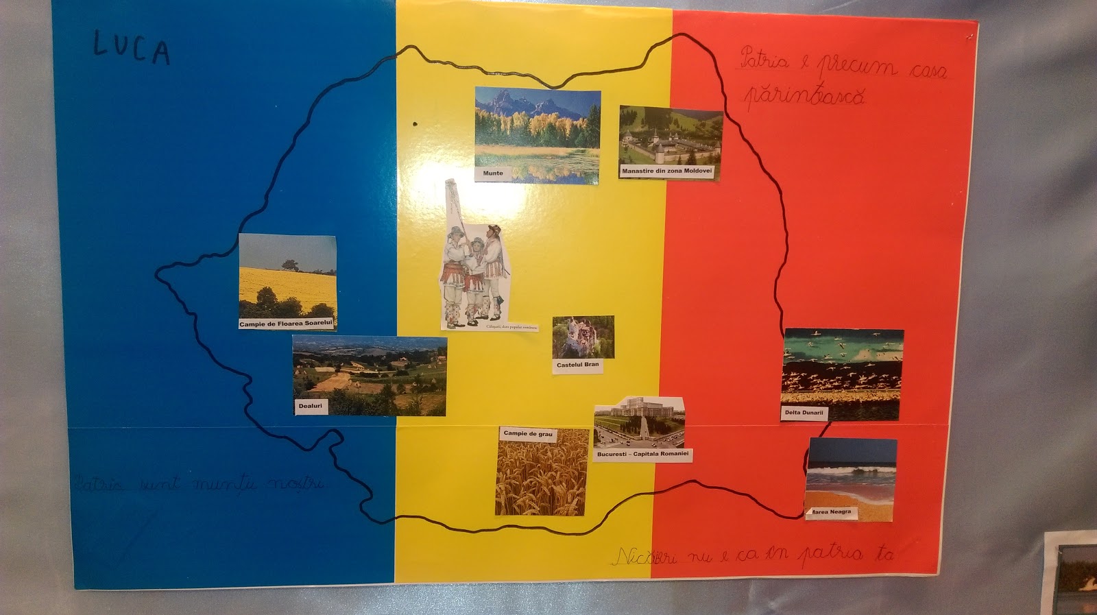 CLASA MEA: ŢARA MEA – proiect