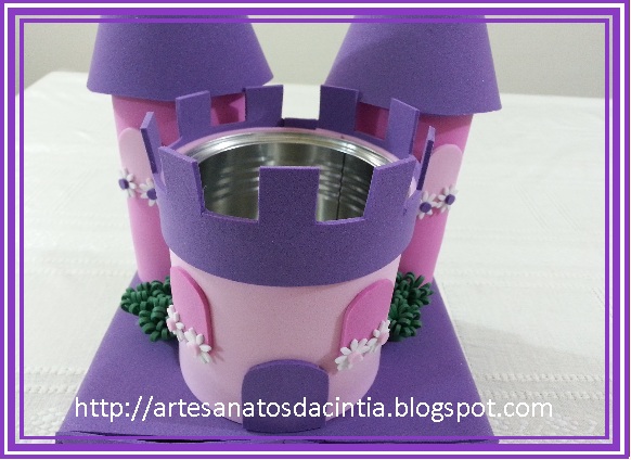 artesanatosdacintia.blogspot.com: Castelo em EVA