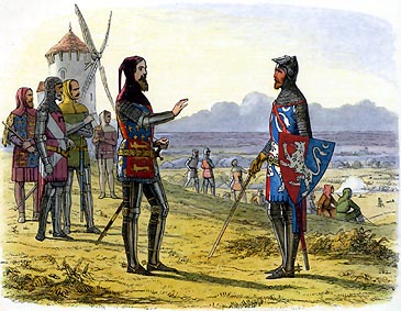 The Hundred Years' War: Who won the first war changing battle?