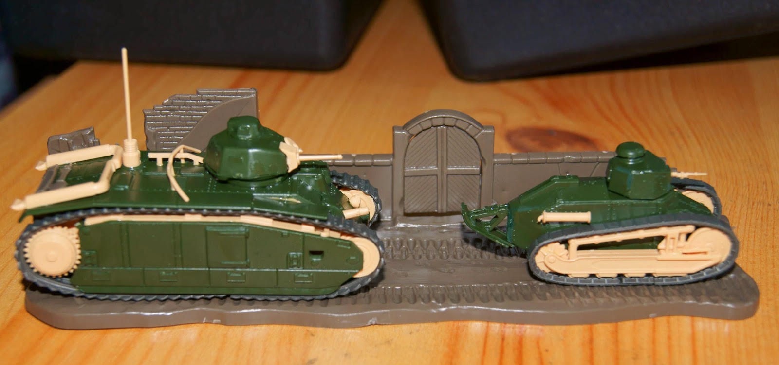 Keith's Tabletop Gaming / Painting Blog: Matchbox/Revell 1:76 Char B.1 ...